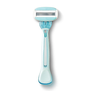 EVE 5 Women's Disposable Razors Smooth Touch | Wide moisture bar, 5 Blades for smooth shave | Multipurpose Hair Remover | 2 pack (6counts)