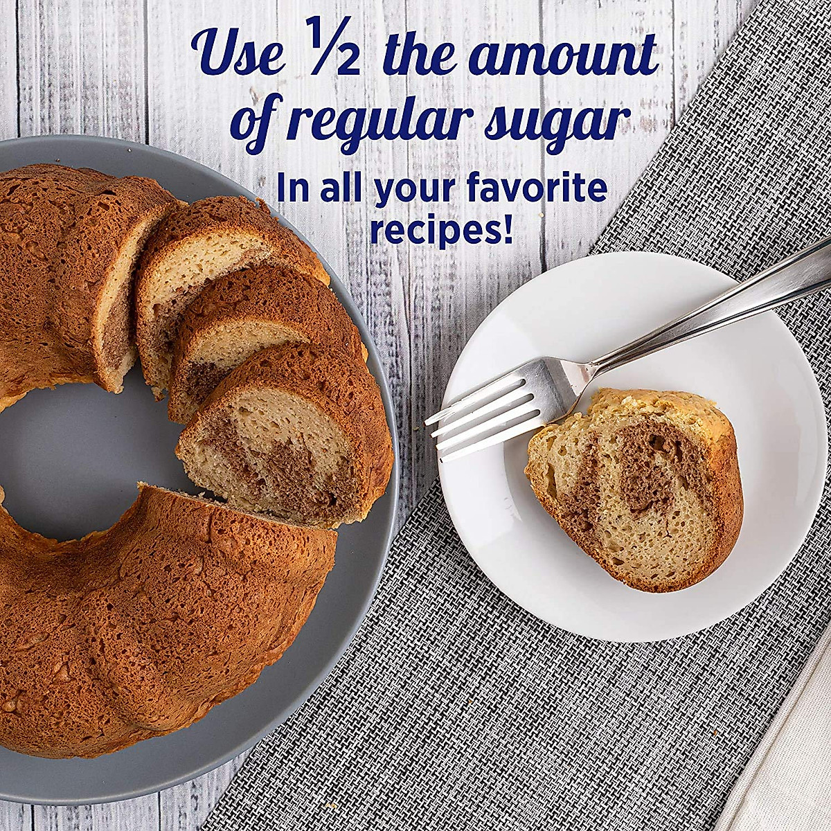 SPLENDA Low Calorie Sweetener for Baking Resealable Bag, Sugar Blend, 32 Ounce