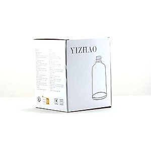 YIZHAO Black Glass Dropper Bottle 4oz, Tincture Bottles with Glass Dropper, for Essential Oils, Aromatherapy, Cosmetic, Laboratory, Pharmacy, Liquids, Travel –4 Pcs