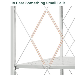 DEANIC 5 Tier Storage Shelves with Wheels, Kitchen Rolling Cart, Metal Garage Shelving No Assembly, Heavy Duty Utility Cart for Garage, Kitchen, Basement, Pantry (Grey,Pack of 2)