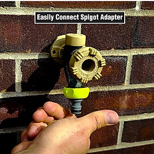 Flexzilla HFZGAK14 Garden Hose Quick-Connect Fittings, 5-Piece Coupler & Plug Kit, ZillaGreen