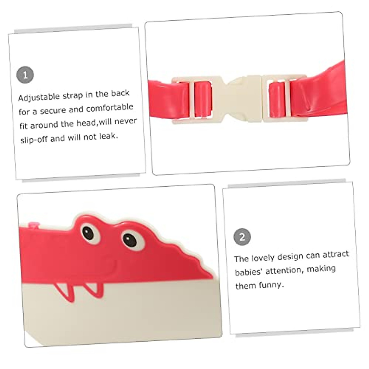 Toyvian 3pcs Children's Shampoo Cap Shampoo Bath hat Bathing tub Kids Bathroom Safety Products bathtubs for Toddlers Infant Baby tubs Kids Shower Hats Flexible Bathing hat Fur hat