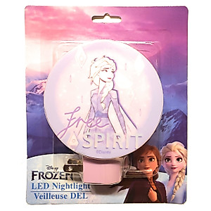 Disney Frozen Licensed Character LED Nightlight - Elsa Free Spirit Edition
