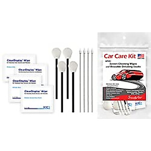 SWAB-ITS® 12-Piece Car Care Kit with Screen Wipes & Reusable Detailing Swabs: 87-8210
