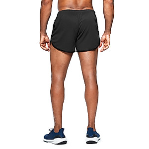G Gradual Men's Running Shorts 3 Inch Quick Dry Gym Athletic Jogging Shorts with Zipper Pockets (Black, Medium)
