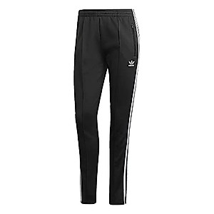 adidas Originals womens SST Track Pants Primeblue Black/White 4X