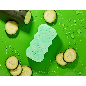 Spongeables Body Wash in a 20+ Wash Sponge, Cool Cucumber, 1 Count