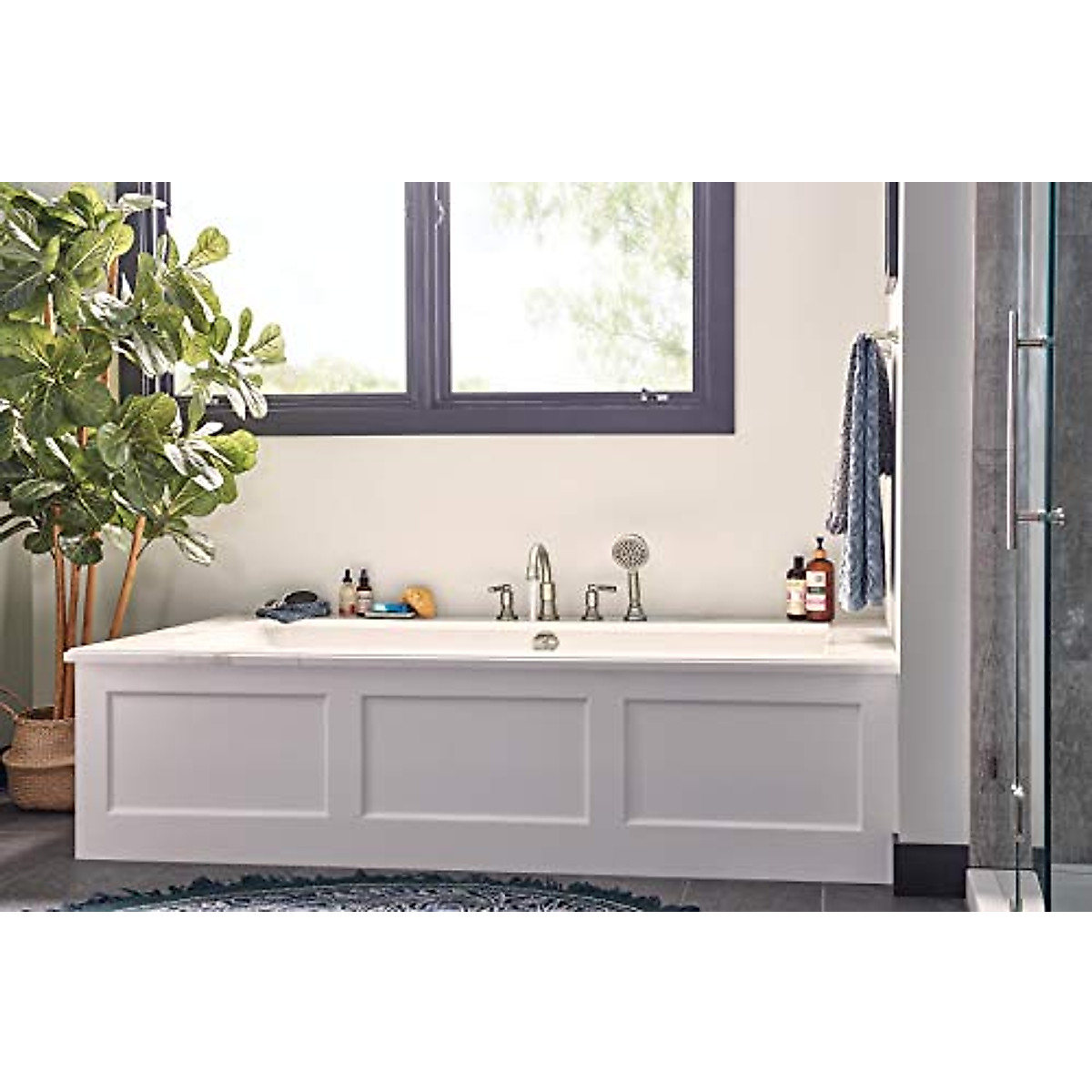 Peerless PTT4523-BN Westchester Roman Tub Trim Kit with Hand Shower, Brushed Nickel