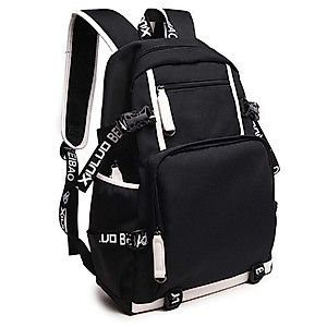 TPS SCP Foundation Women Daypack Cartoon Knapsack Oxford Travel Bagpack USB Laptop Backpack wtih USB Port (7)