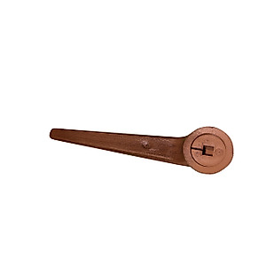 FR Recliner Lever Handle 1/2' Hole, Brown Wood Grain Finish