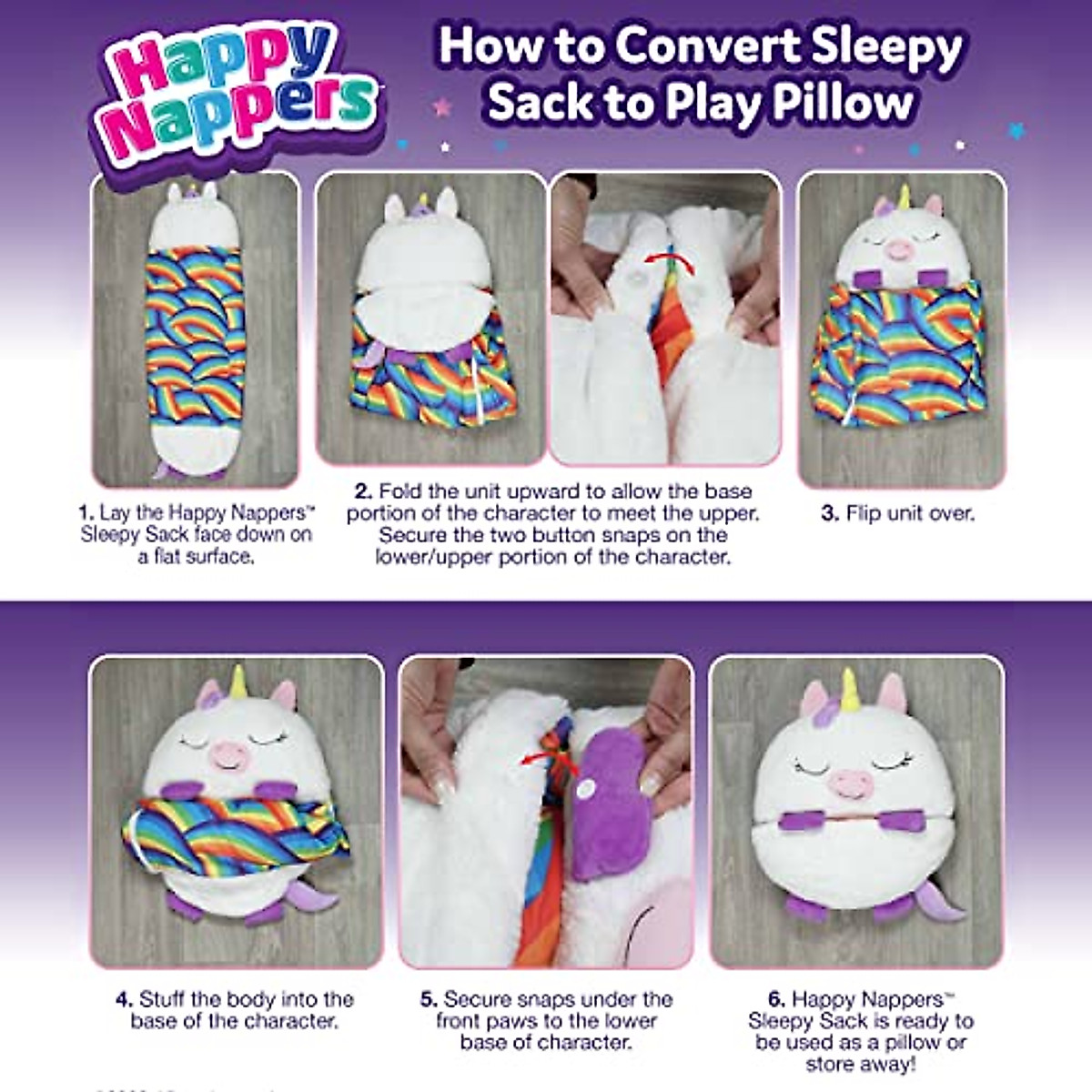 Happy Nappers Pillow & Sleepy Sack- Comfy, Cozy, Compact, Super Soft, Warm, All Season, Sleeping Bag with Pillow- Medium 54” x 20”, Shark