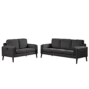 LifeStyle Solutions Sofa, Black