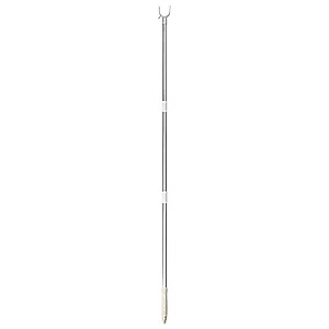 DOITOOL Long Reach Closet Pole with Hook for Reaching, Telescoping Closet Pole Extending Closet Hook Pole, Adjustable Long Reach Stick for Closet, Ceiling, Shelf ( 37.73 inch )