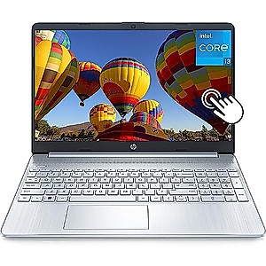 HP 2023 Newest Laptop, 15.6" Touchscreen Display, Intel i3-1115G4 Processor, 16GB RAM, 1TB SSD, 11 H Battery Life, Fast Charge, Bluetooth, Wi-Fi, HDMI, Windows 11 Home S, Bundle with JAWFOAL