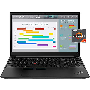 Lenovo ThinkPad E15 Gen 2 Business Laptop, 15.6" FHD 1080P IPS Display, AMD Ryzen 7 4700U, 40GB DDR4 RAM, 1TB PCIe SSD, Webcam, WiFi, Bluetooth, Win 10 Pro