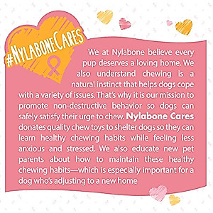 Nylabone Power Chew Textured Pink Breast Cancer Awareness Chew Toy - Tough and Durable Dog Bone for Aggressive Chewers - Chicken Flavor, X-Large/Souper (1 Count)