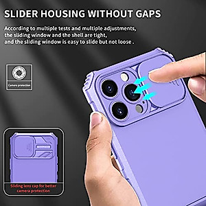 Protective Phone Cover Case Silicone Kickstand Case Compatible for infinix Smart 5,[3 Stand Ways] Vertical and Horizontal Stand Case,Full Body Hard Slim Protective Phone Case (Color : Purple)