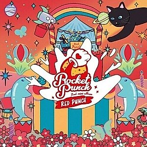 Rocket Punch 'Red Punch' 2nd Mini Album CD+80p Booklet+1p PhotoCard+1p Bookmark+1p Sticker+Pouch+Message PhotoCard SET+Tracking Kpop Sealed