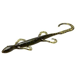 Zoom Bait 8-Inch Magnum Lizard Bait-Pack of 9 (Watermelon Candy)