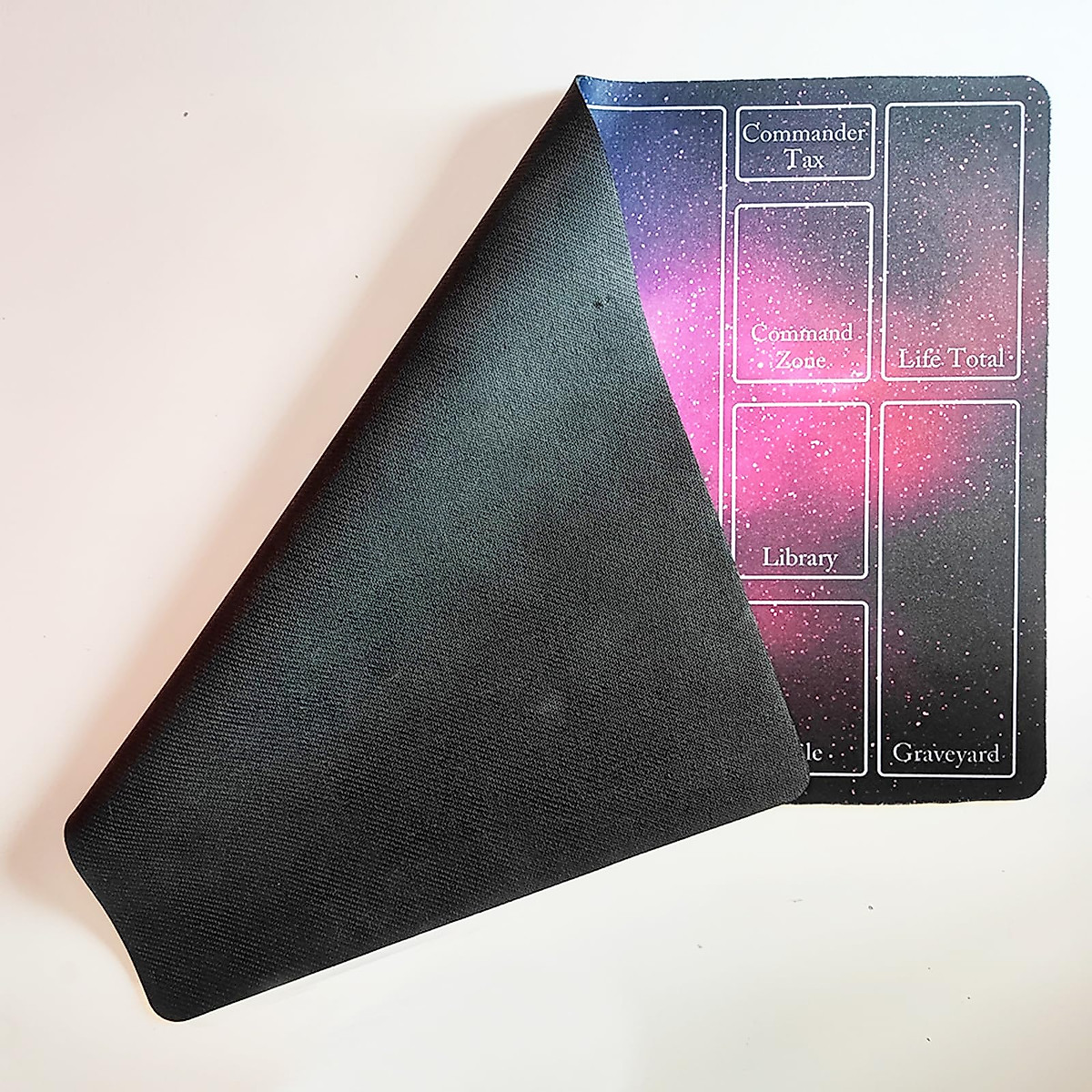 SIXTORE Starry Sky 14x24in MTG Playmat with MTG Zone Layout Compatible for EDH and Commander(sky1,Stitched)