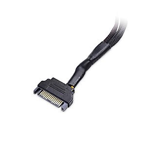 Cable Matters 2-Pack 3 Computer Case Fan Splitter Cable with SATA Power - 16 Inches