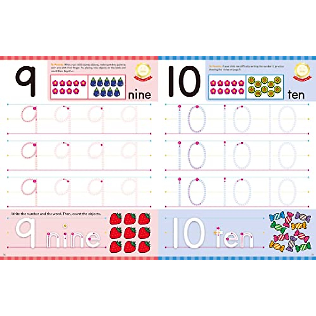 Play Smart Handwriting Workbook Ages 3-5: Handwriting Practice: Preschool Activity Book With Stickers