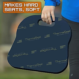 Northeast Products Therm-A-SEAT Sport Cushion Stadium Seat Pad, Navy Blue 13"x14"x.75"