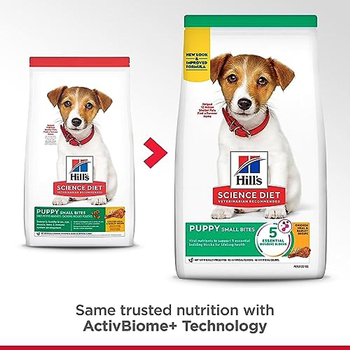 Hill's Science Diet Dry Dog Food, Puppy, Small Bites, Chicken Meal & Barley Recipe, 15.5 lb. Bag