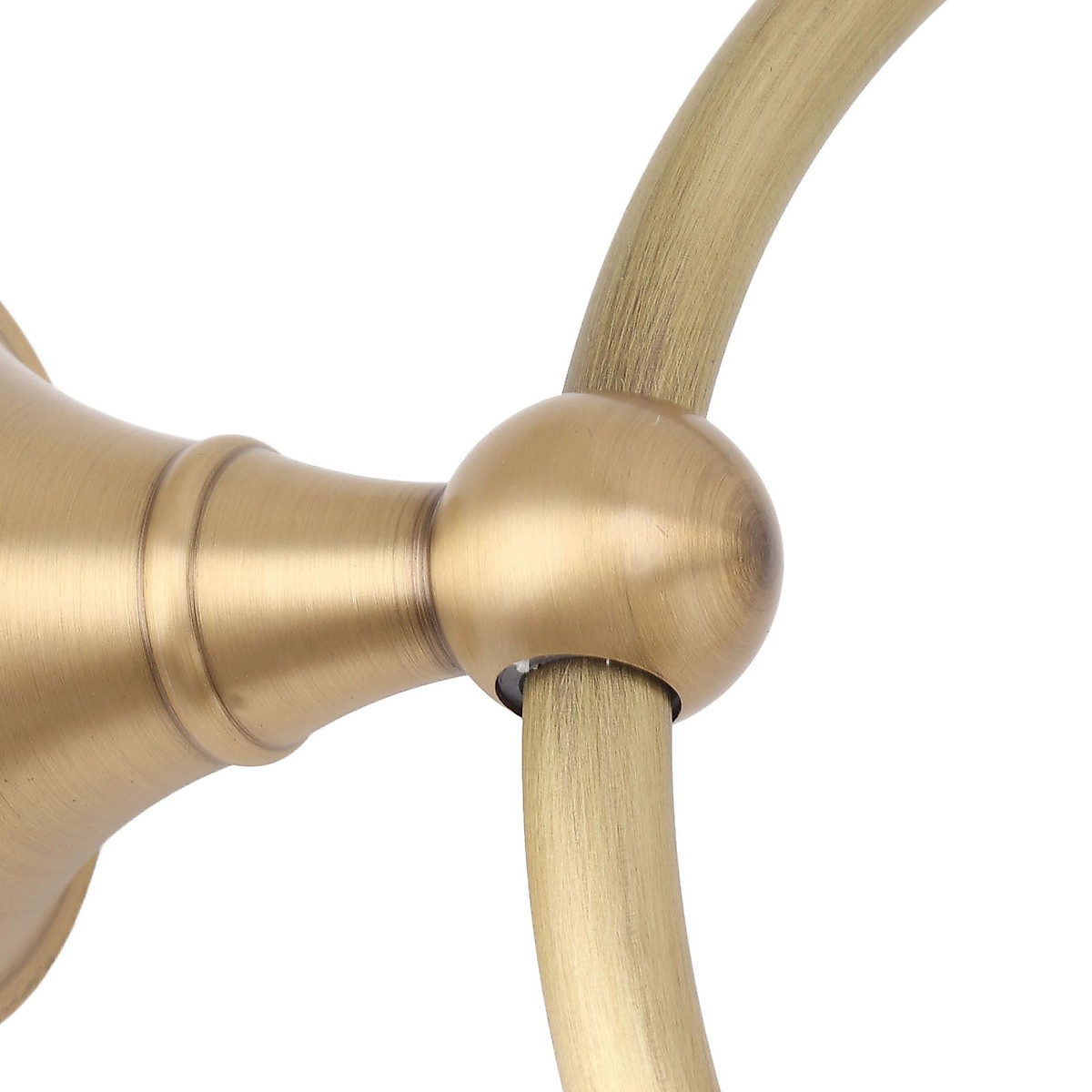 Fafeicy Towel for Bathroom, Kitchen Bath Towel Holder, Round Wall Mounted Hand Shower Towel Holder Rack for Bathroom (960830)