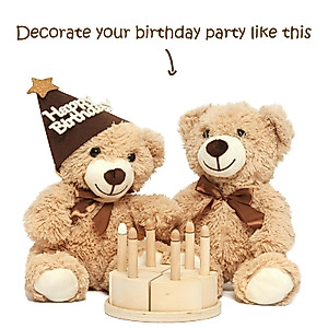 Quaakssi Teddy Bears Bulk 5 Packs Teddy Bear Stuffed Animal Plush Toys 5 Colors Gift for Kid Girlfriend,13.5 Inches Stuffed Bears for Christmas Valentine’s Day Birthday Wedding Party