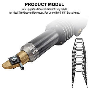 Niahm Tire Groover #6 Blades for V100 Groover, Flat Bottom, 3/8" Square Standard Blade Pack of 18