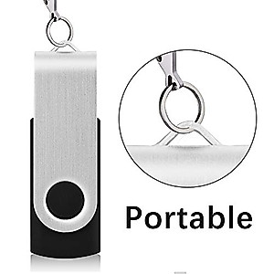 KEXIN 10 Pack 32GB Flash Drive USB Drive Memory Stick Thumb Drive, Black USB 2.0