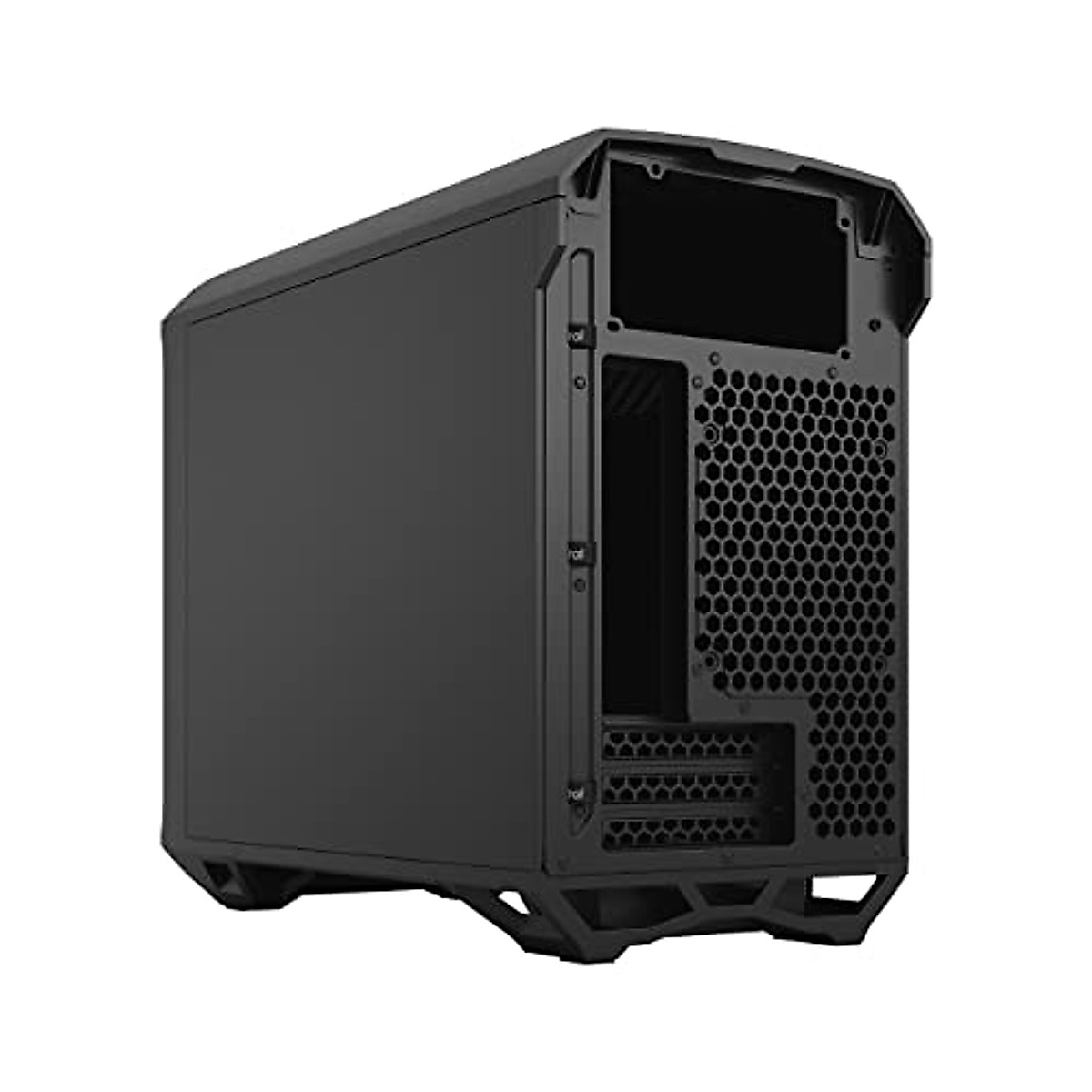 Fractal Design Torrent Nano Black - Solid Side Panel - Open Grille for Maximum air Intake - 180mm PWM Fan Included - Type C - mITX Airflow Mini Tower PC Gaming Case