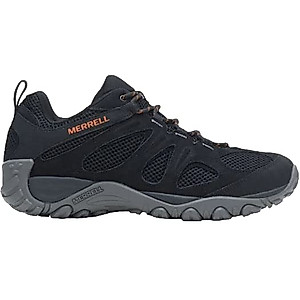Merrell Men's Yokota 2 Hiking Shoe, Black/Exuberance, 10.5 M US