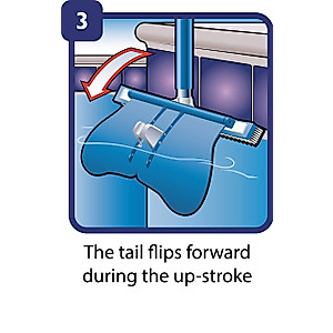 The Wall Whale Classic WW18Res Wall Whale 18" Swimming Pool Brush, Blue