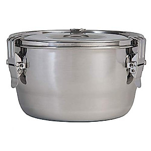 CVault Storage Container 2 Liter Stainless Steel Humidity Container