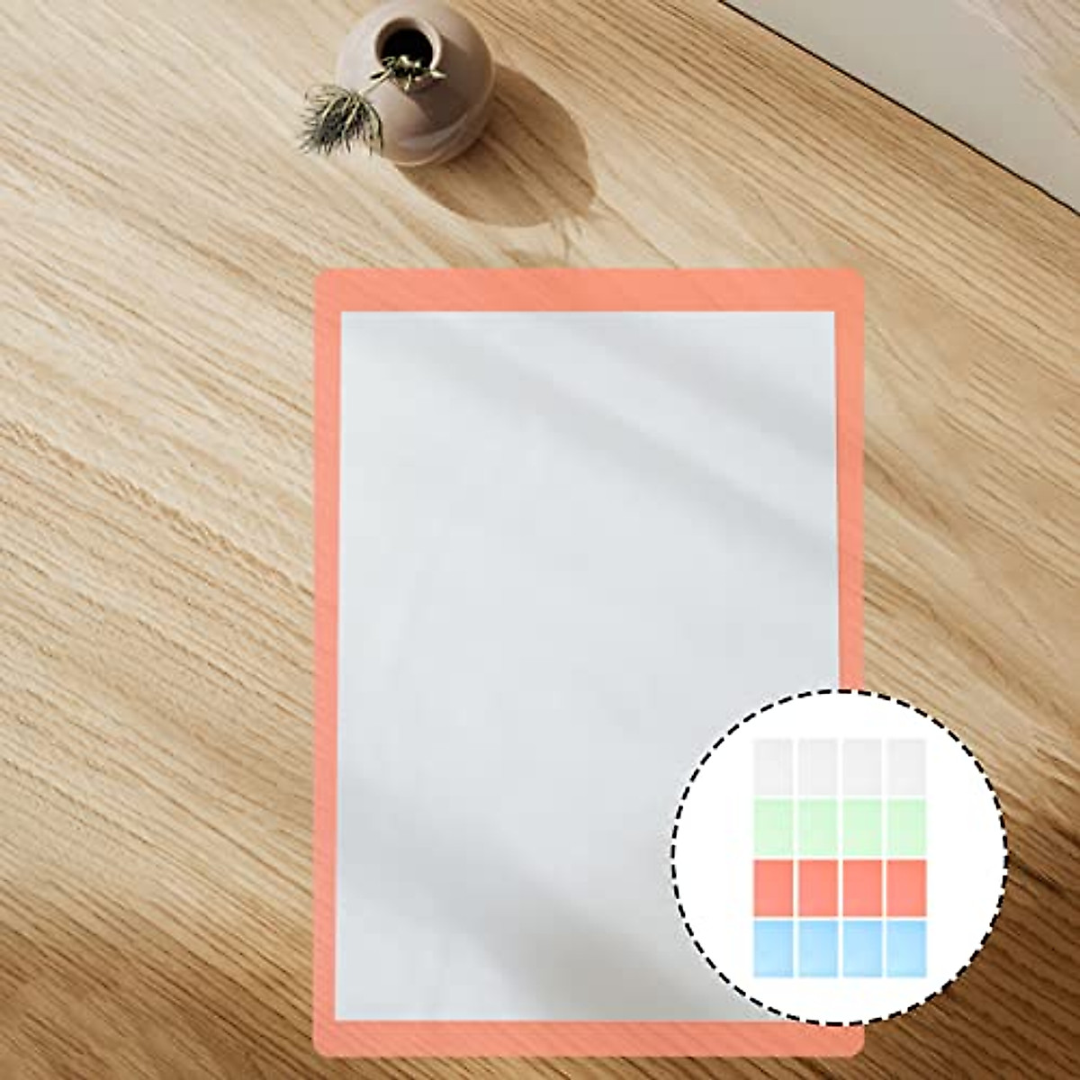 Clay Tools Home Tools 16Pcs Plastic A4 Writing Pads Translucent Test Paper Writing Boards Students A4 Writing Exam Mats for Home Offices (Mixed Color) Cutting Board Pottery Tools