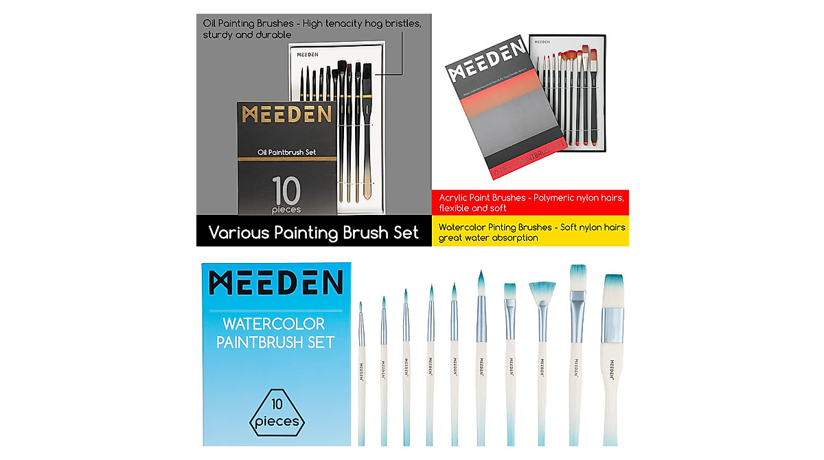 MEEDEN 149PCS Art Supplies - Ultimate Artist Painting Set