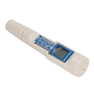 PH EC TDS Temp Meter, Ergonomic Precise Intelligent Water Quality Tester 4 in 1 Waterproof Easy to Carry for Aquaculture for Laboratory