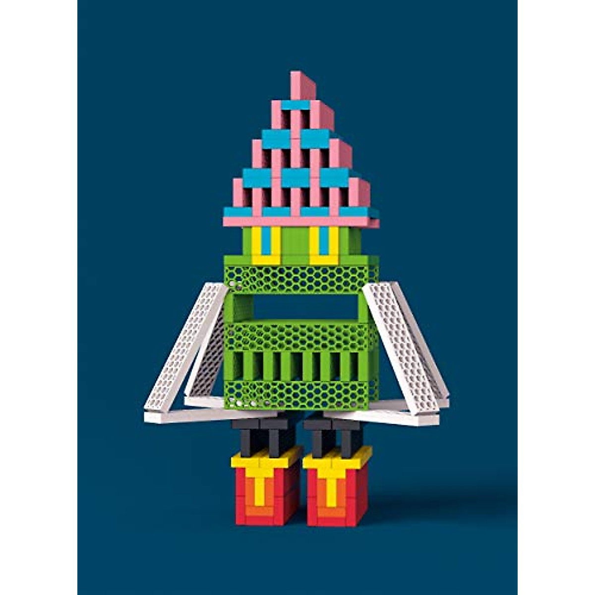 Tegu 40 Piece Perfect Blocks Building Set Purple & Blue (Amazon Exclusive)