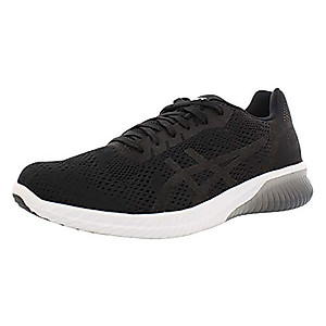 ASICS Women's Gel-Kenun MX Running Shoe, Black/Black/White, 6 M US