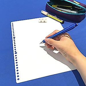 Kokuyo Campus Loose Leaf Paper for Binders, Business Type, Sarasara Smooth Writing, A4, 5mm Grid Ruled, 30 Holes, 100 Sheets, pH Neutral, Bleed Resistant, Japan Import (NO-G806S-5N)