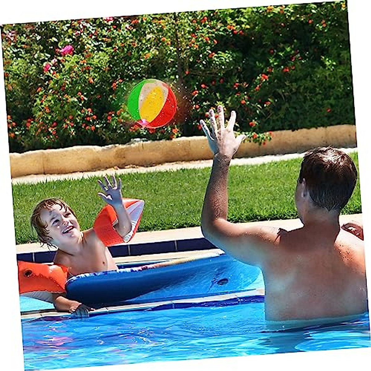 Alasum Glow Beach Balls 12 Pcs Glowing Beach Ball Toys in Bulk Beach Balls for Kids Toddler Bath Toys Water Beach Inflatable Pool Balls Beach Ball with Light Lighted Water Toy LED Child