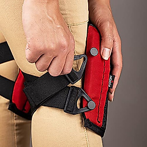 NoCry Non-Slip Work Knee Pads for Men and Women with Thick Soft Foam Padding, Strong Straps and with Easy-Fix Clips - Perfect Flooring Knee Pads, Womens Knee Pads for Gardening and Soft Knee Pads