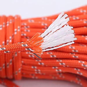 NorthPada 6 mm 32 FT 10 Meter Floating Rope Anchor Mooring Rope Boat Rope Marine Rope Dock Lines Kayak Canoe Tow Throw Line Reflective Orange
