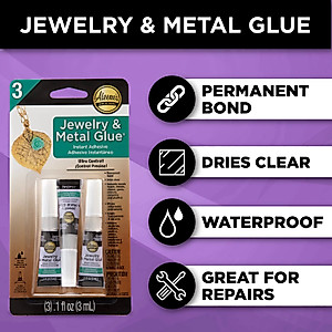 Aleene's 94830 Jewelry & Metal Glue 3/Pkg.1oz