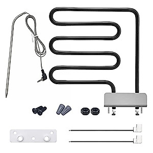 Replacement Part 9907120011 800 Watt Heating Element Kit & Part 9907180088 Meat Probe for Masterbuilt Electric Smokers