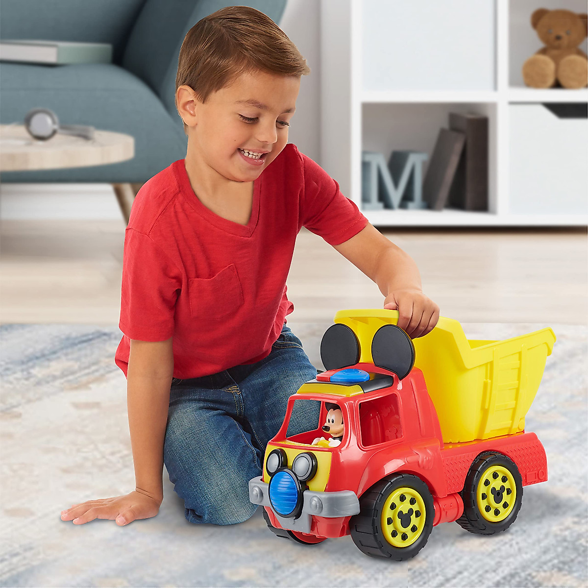 Mickey Mouse Dump Truck, Kids Toys for Ages 3 Up by Just Play