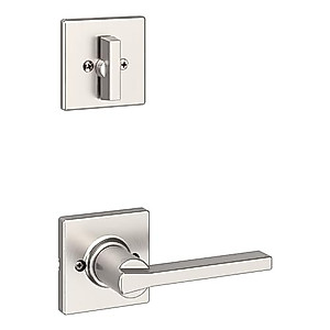 Amador/Casey Entrance Gripset - Satin Nickel + Smart Key