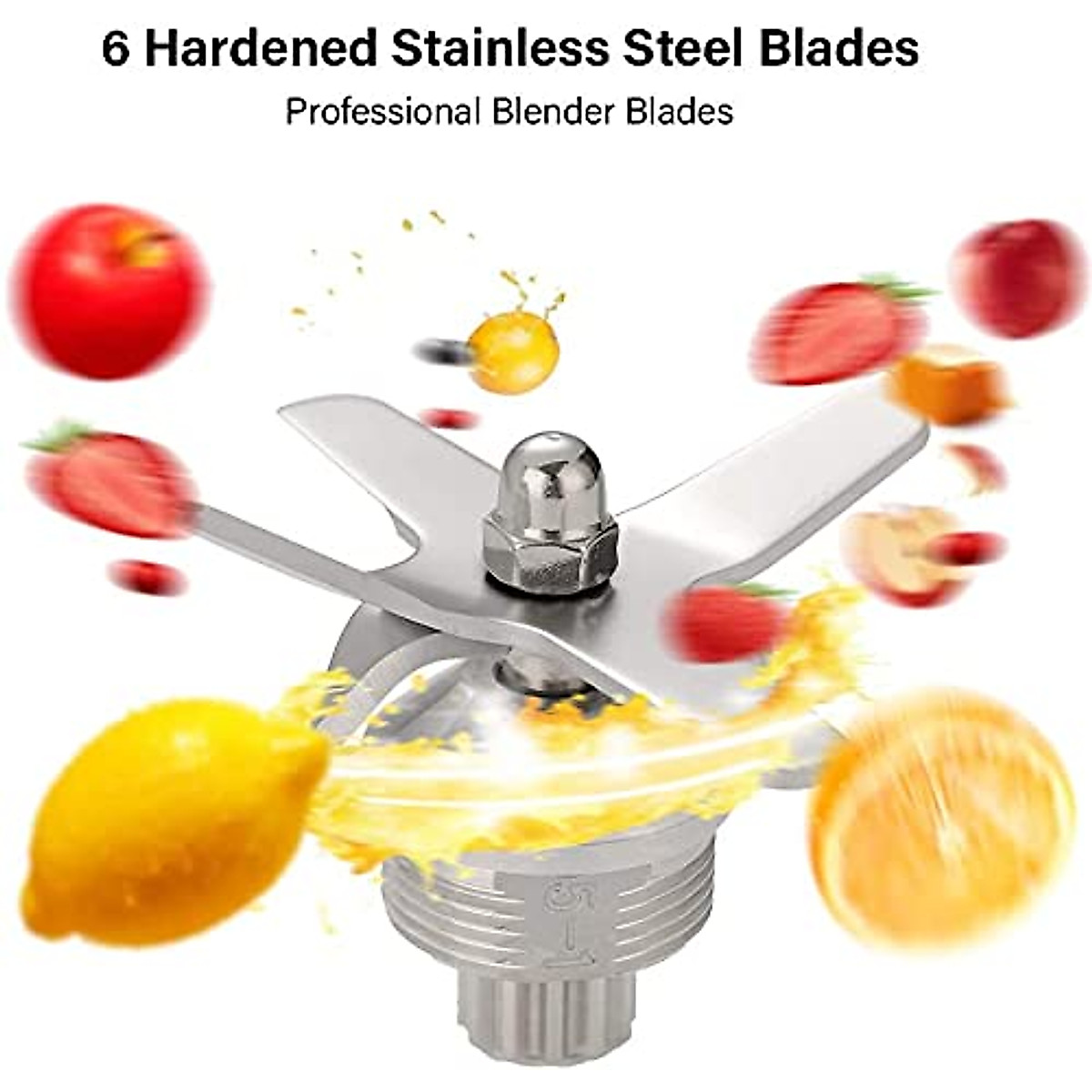 GEMAT Professional Countertop Blender with 1400-Watt Base, Smoothie Blender ,Built-in Timer ,High Power Blender 2L Cups for Frozen Drinks ,Shakes and Smoothies